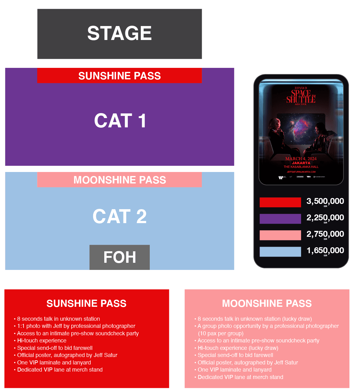 PK Entertainment | Jeff Satur Space Shuttle No.8 Asia Tour